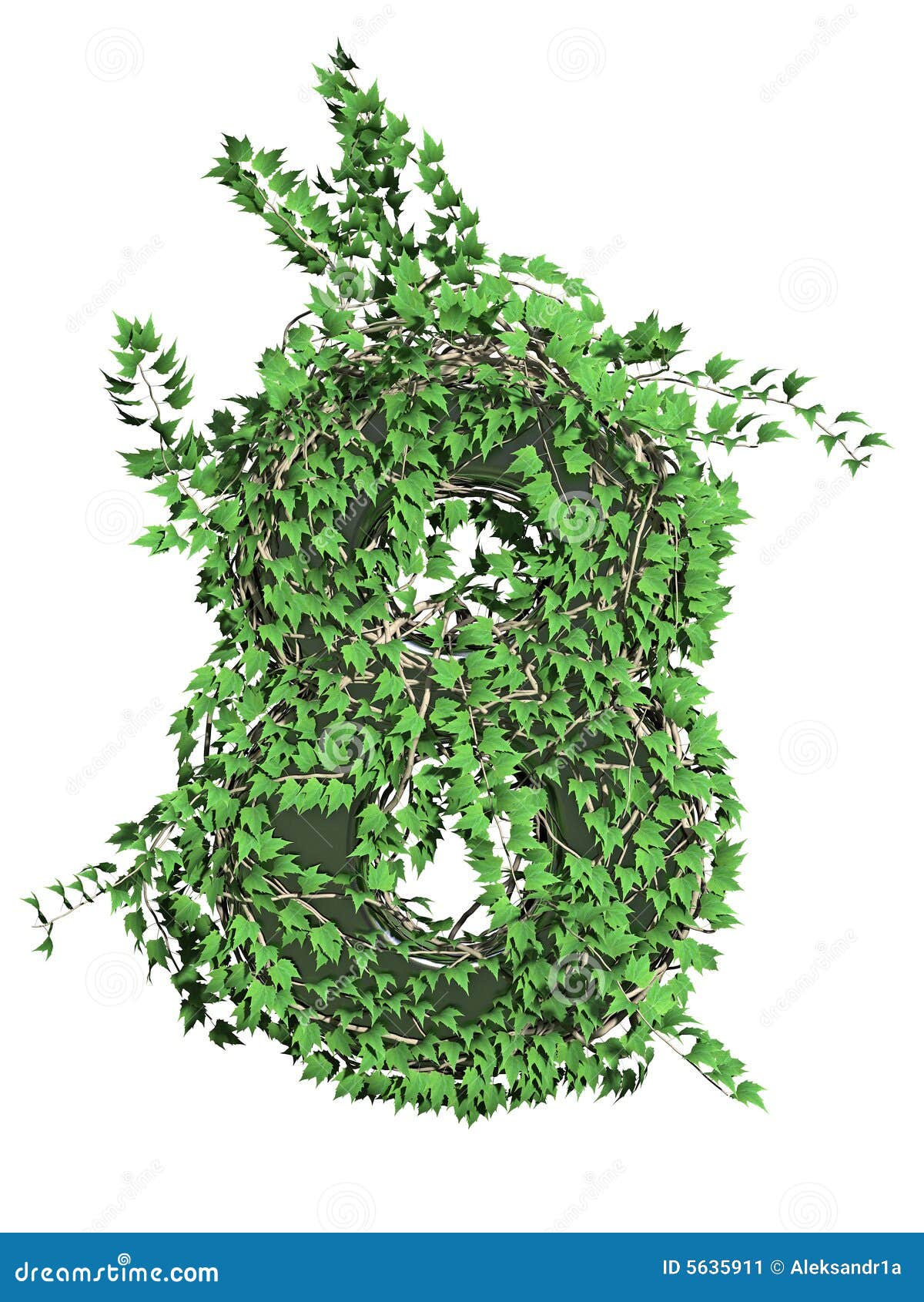 Ivy font stock illustration. Illustration of type, text - 5635911