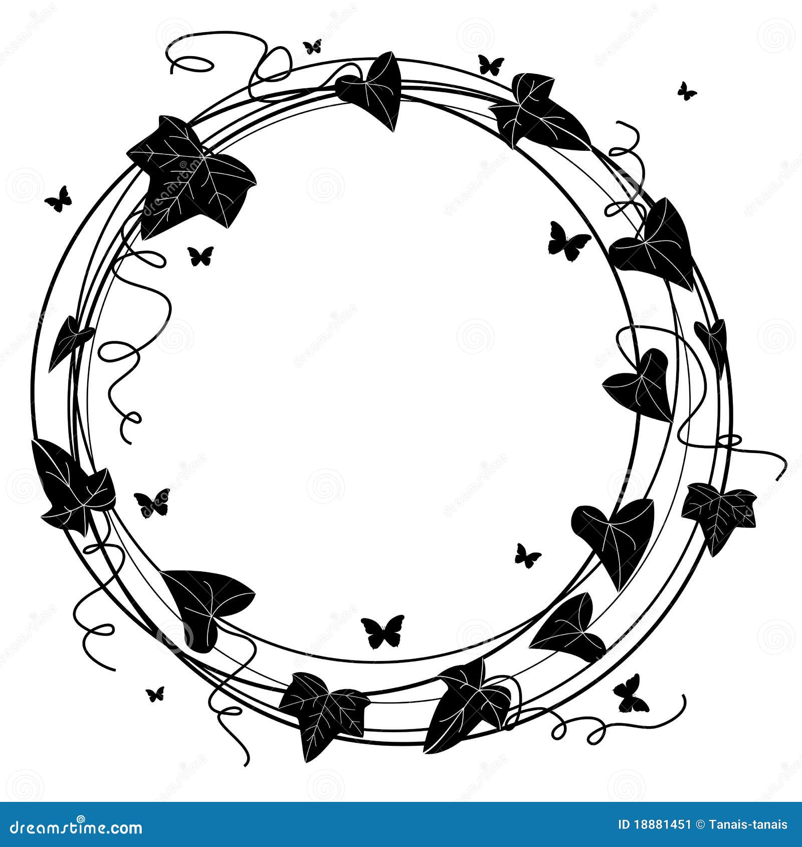 Ivy Frame Stock Image - Image: 18881451