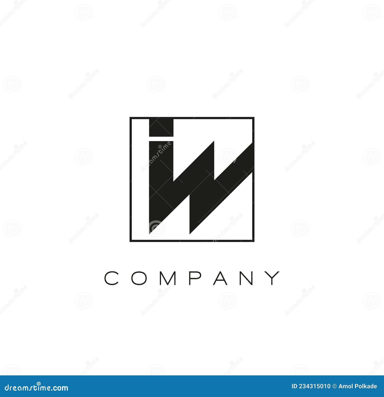 Iw Monogram. IW Logo Vector Stock Vector - Illustration of business ...