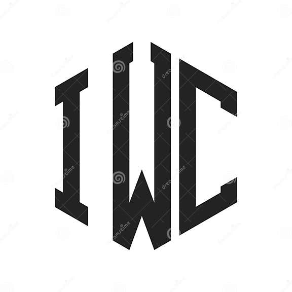IWC Logo Design. Initial Letter IWC Monogram Logo Using Hexagon Shape ...