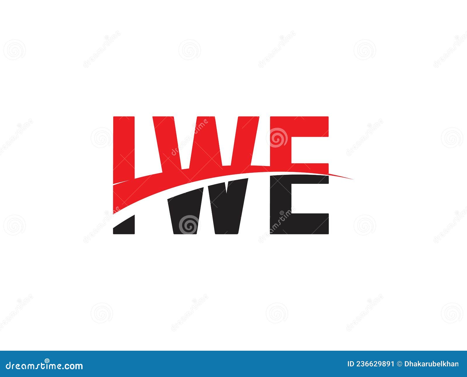 IWE Letter Initial Logo Design Vector Illustration Stock Vector ...