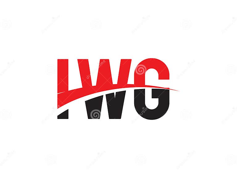 IWG Letter Initial Logo Design Vector Illustration Stock Vector ...
