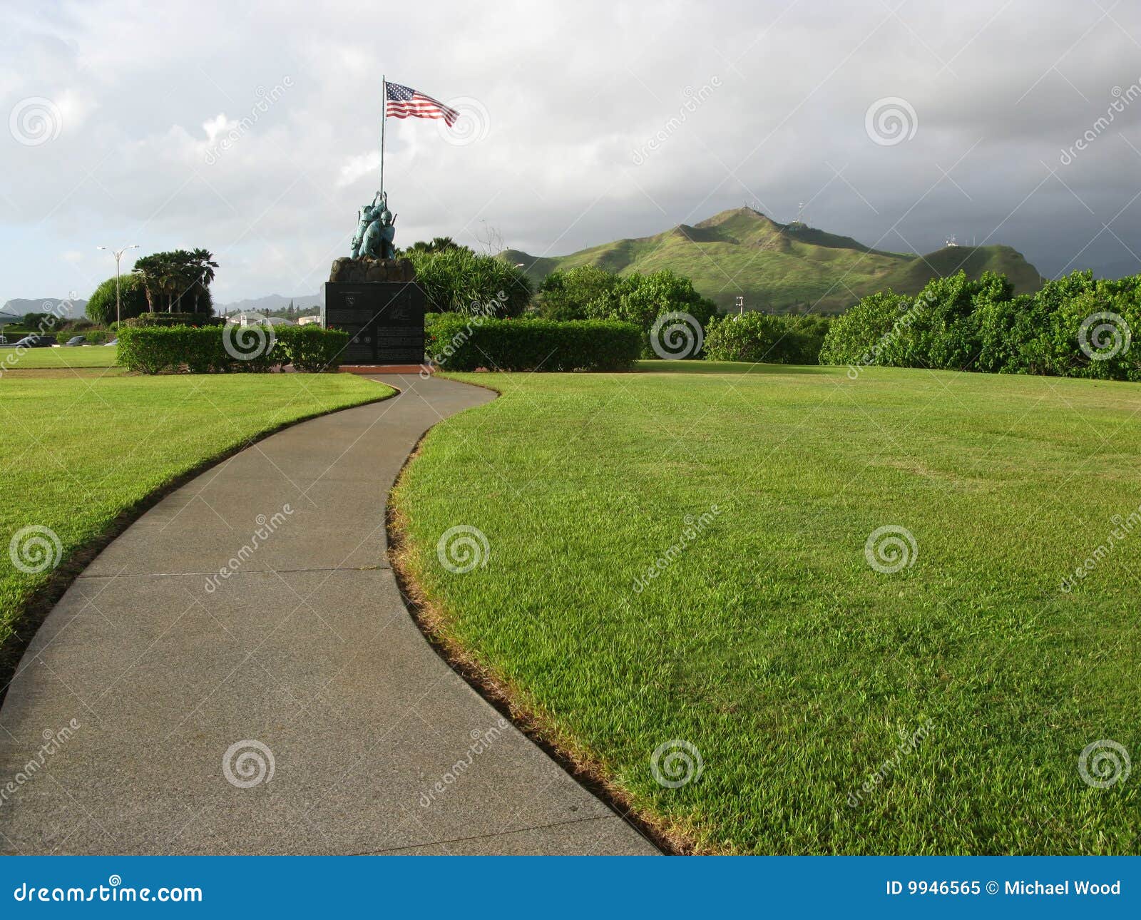 Kaneohe Marine Corps Base Oahu Hawaii Stock Photo | CartoonDealer.com ...