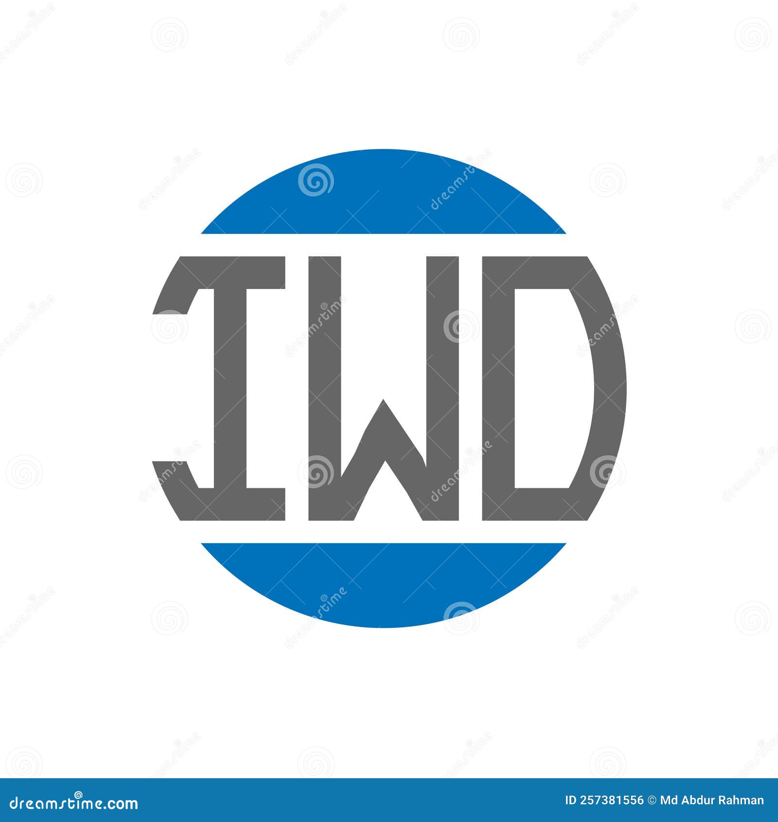 IWO Letter Logo Design On White Background. IWO Creative Initials ...