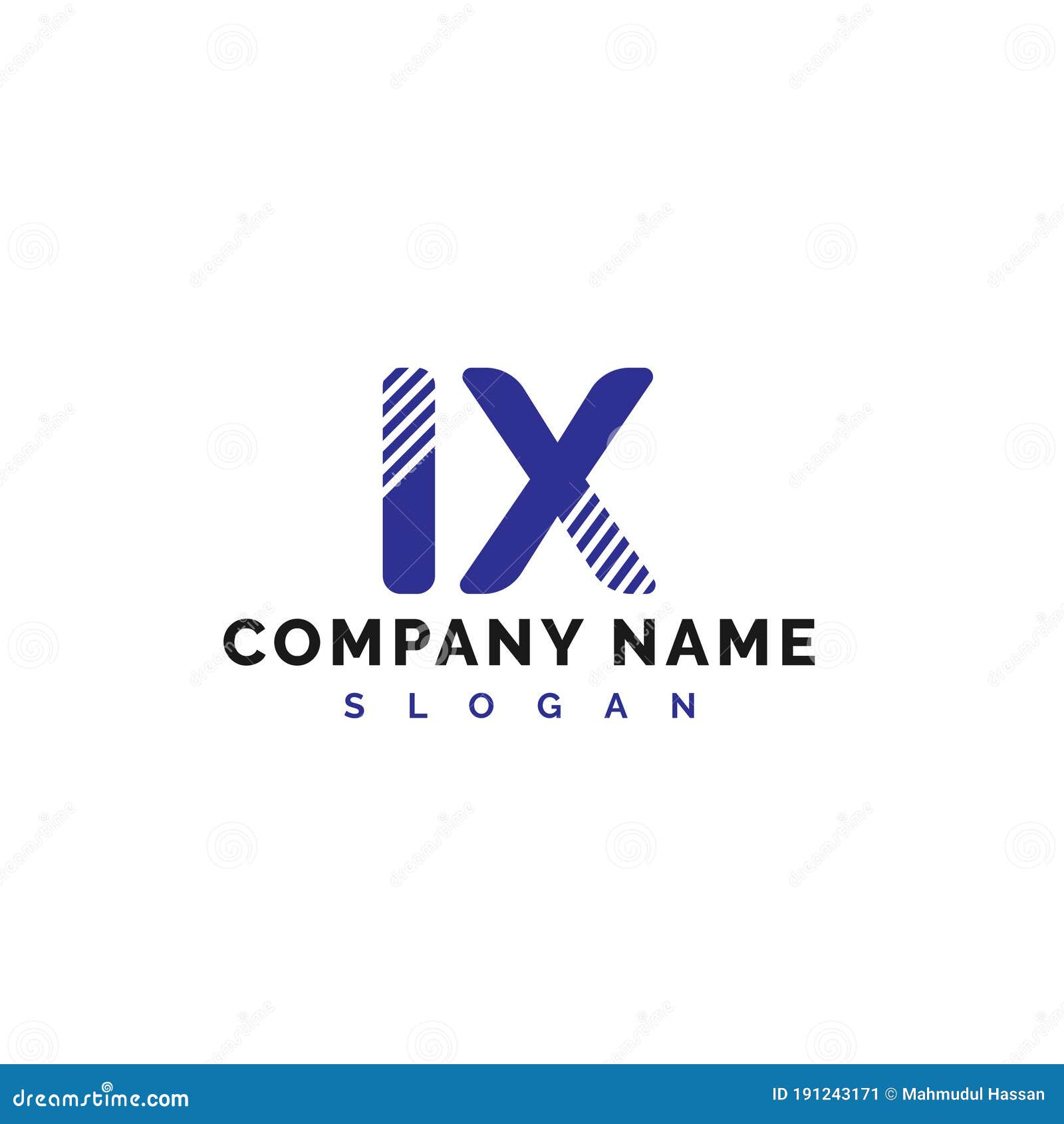 IX Letter Logo Design. IX Letter Logo Vector Illustration - Vector ...