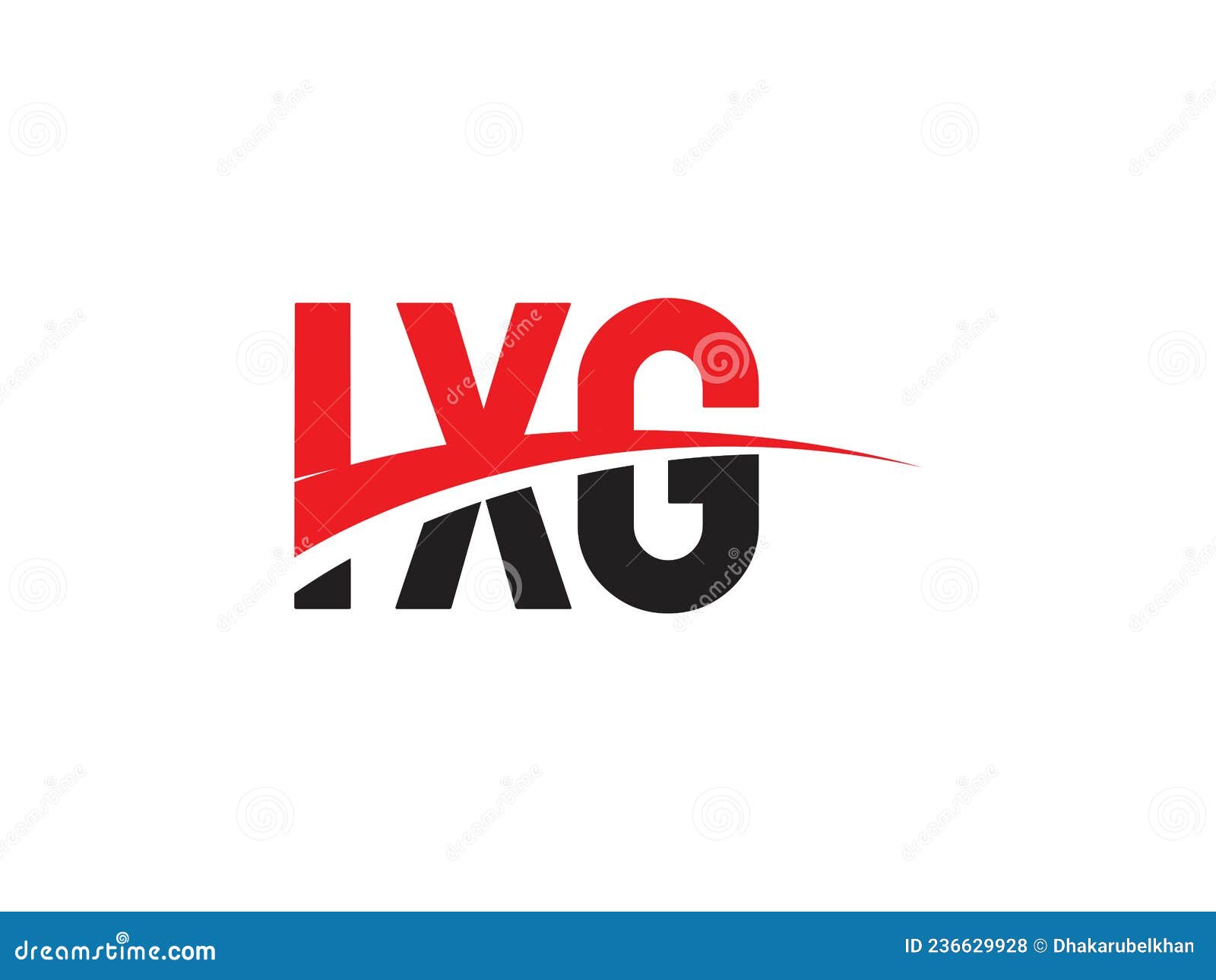 IXG Letter Initial Logo Design Vector Illustration Stock Vector ...