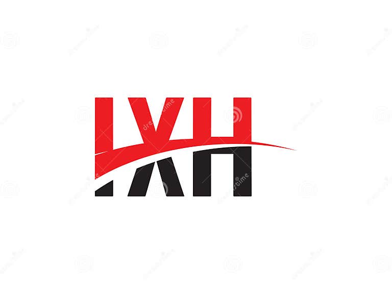 IXH Letter Initial Logo Design Vector Illustration Stock Vector ...