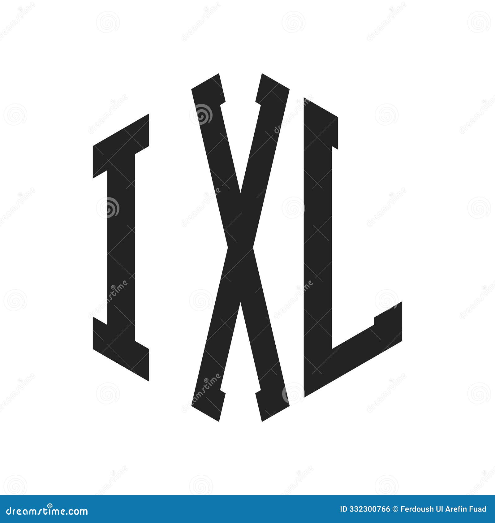 IXL Logo Design. Initial Letter IXL Monogram Logo Using Hexagon Shape ...