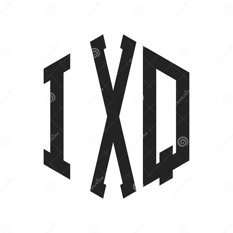 IXQ Logo Design. Initial Letter IXQ Monogram Logo Using Hexagon Shape ...