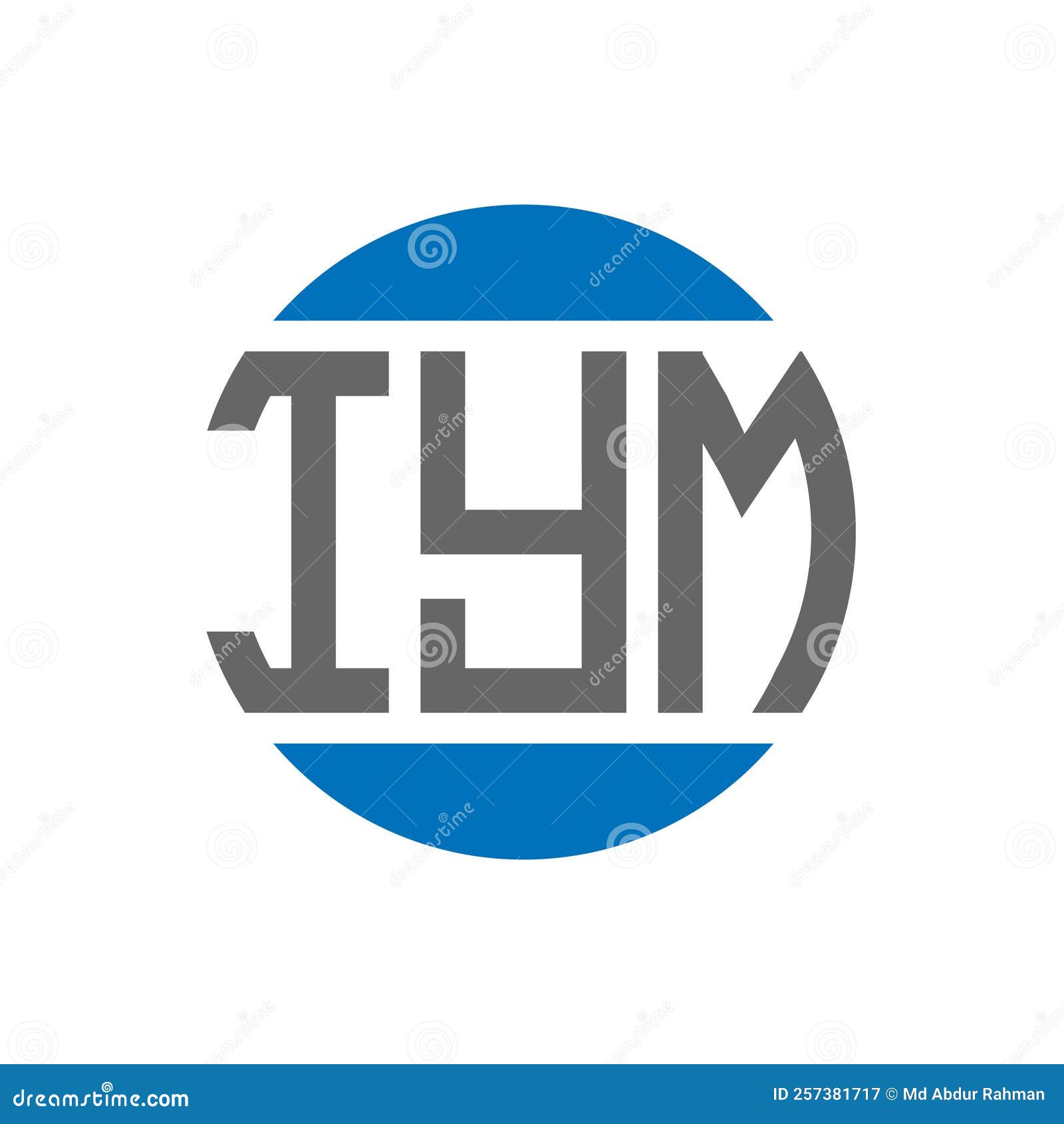 IYM Letter Logo Design on White Background. IYM Creative Initials ...
