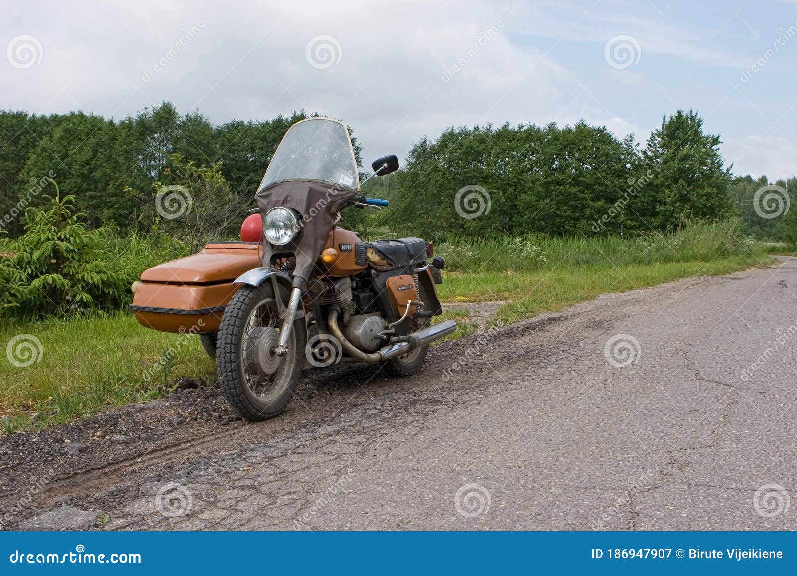 IZh JUPITER bike editorial photography. Image of technic - 186947907