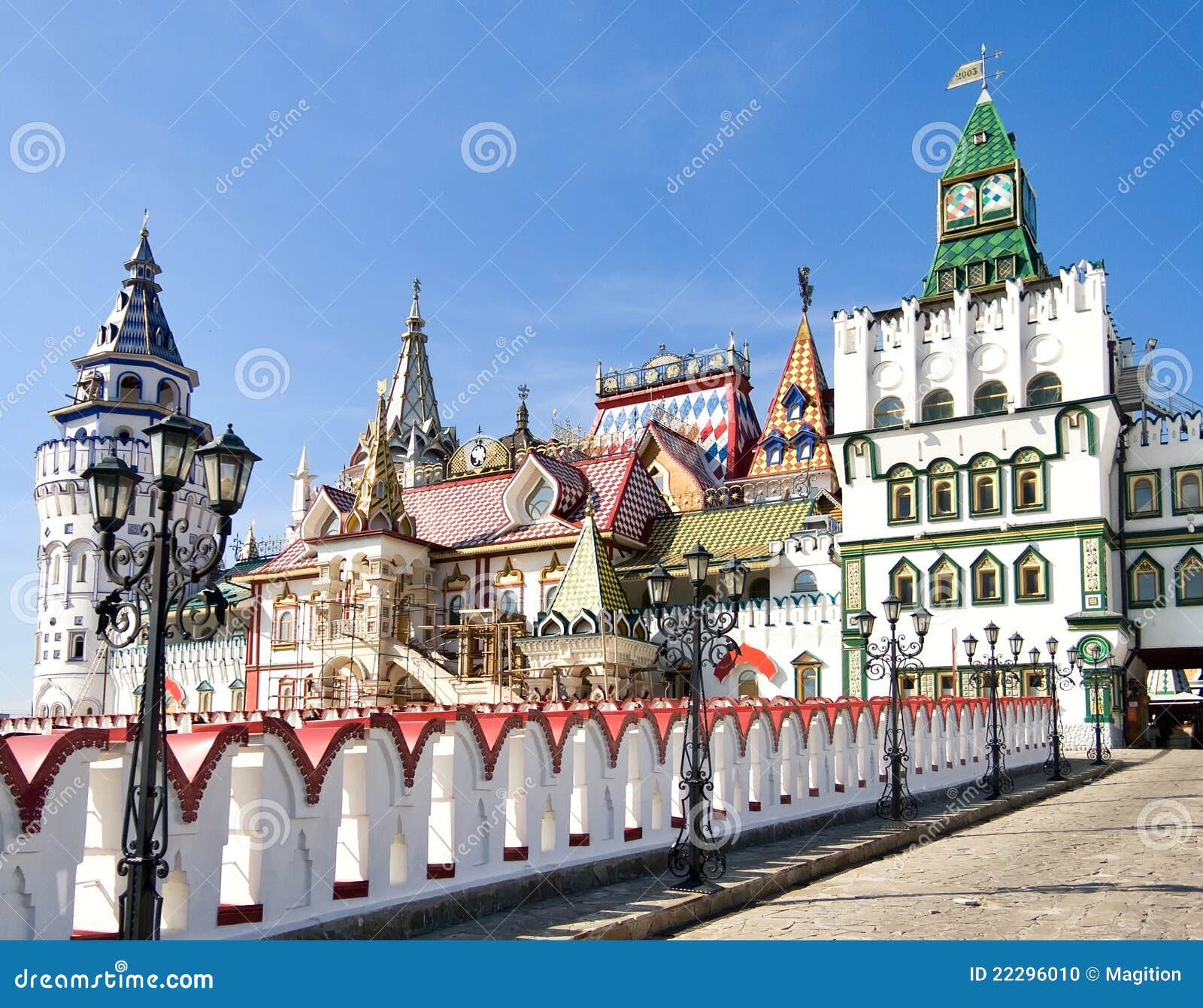 Izmailovsky Kremlin stock photo. Image of fresco, palace - 22296010