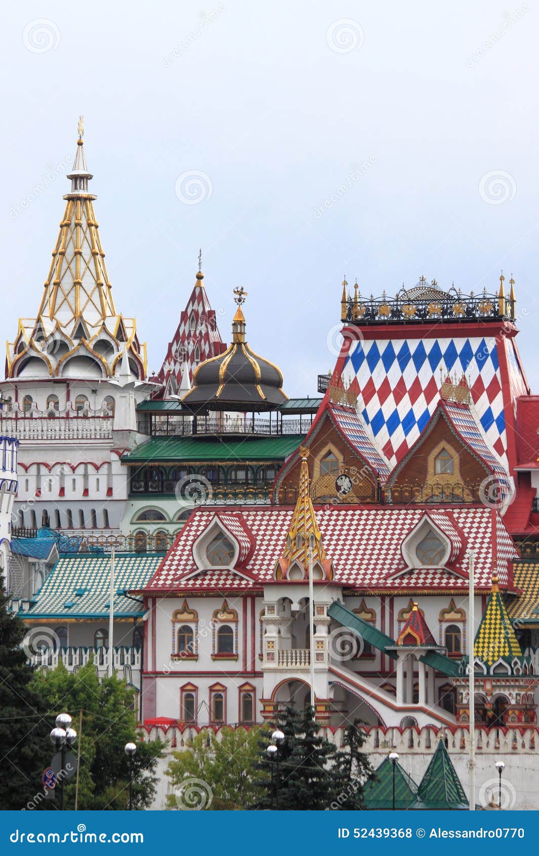 Izmailovsky Kremlin stock photo. Image of russian, famous - 52439368