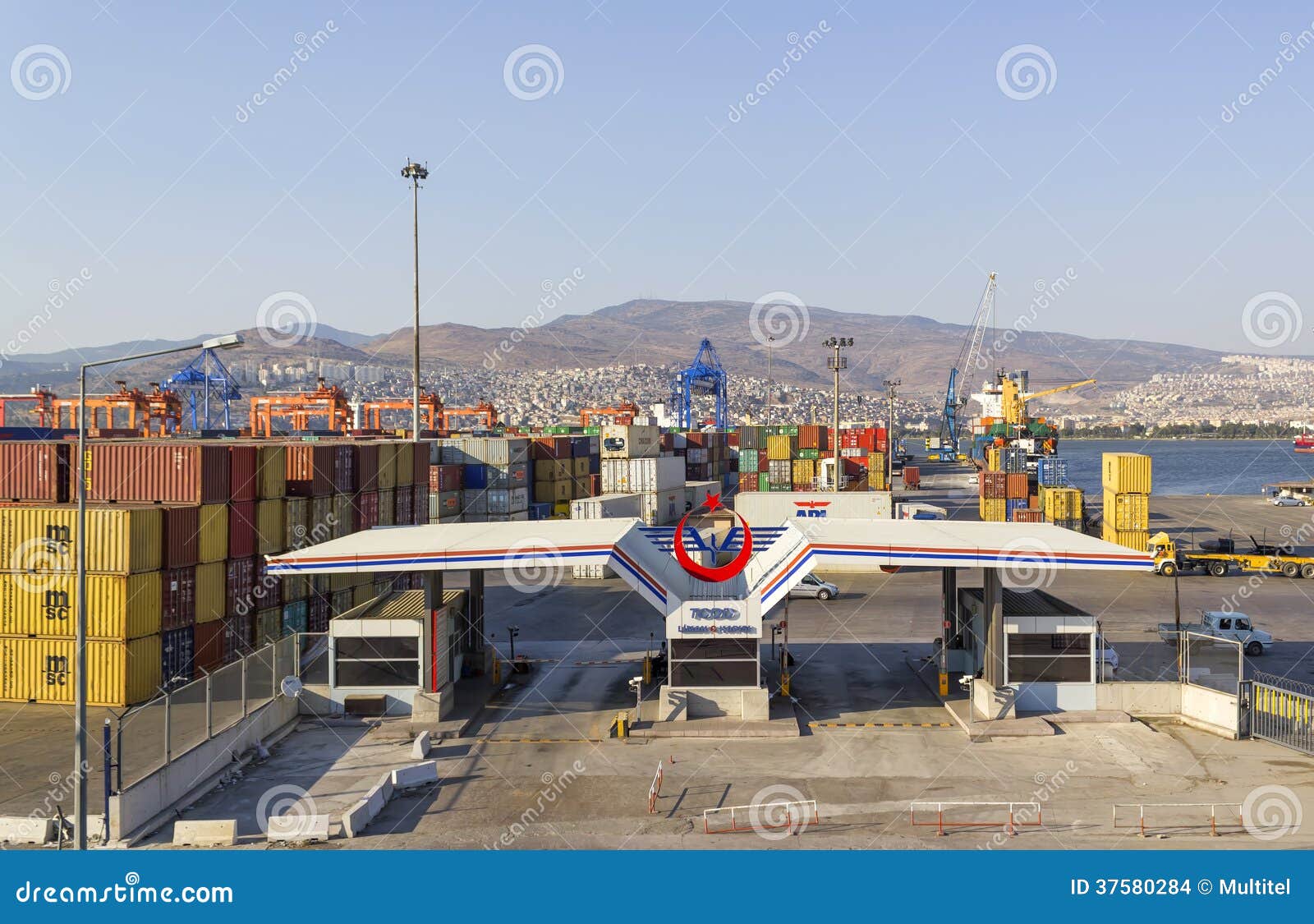 IZMIR, TURKEY : Izmir Port at Alsancak Editorial Stock Image - Image of ...