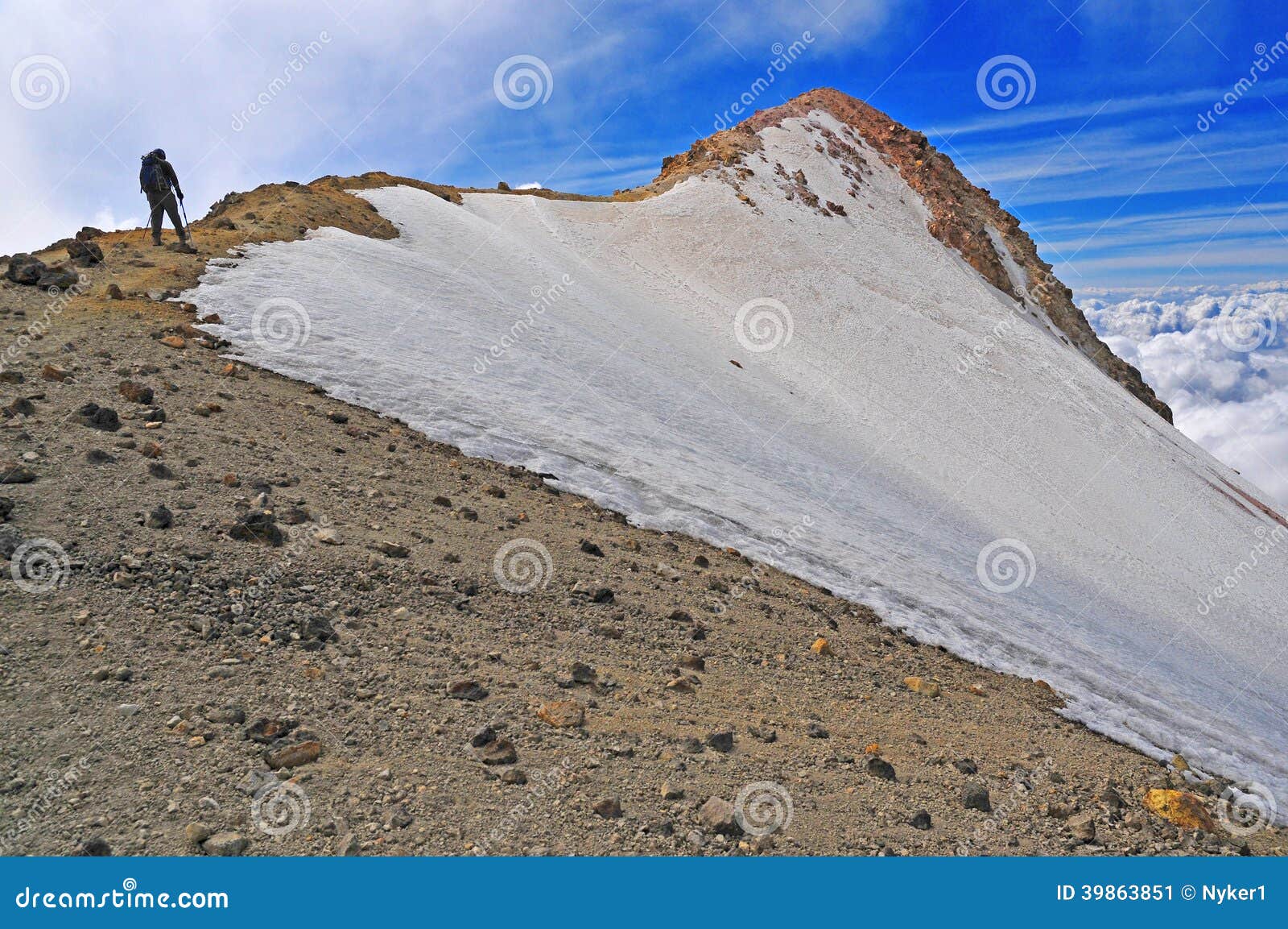 Iztaccihuatl, Definitieve Toprand, Mexico Stock Afbeelding - Image of ...