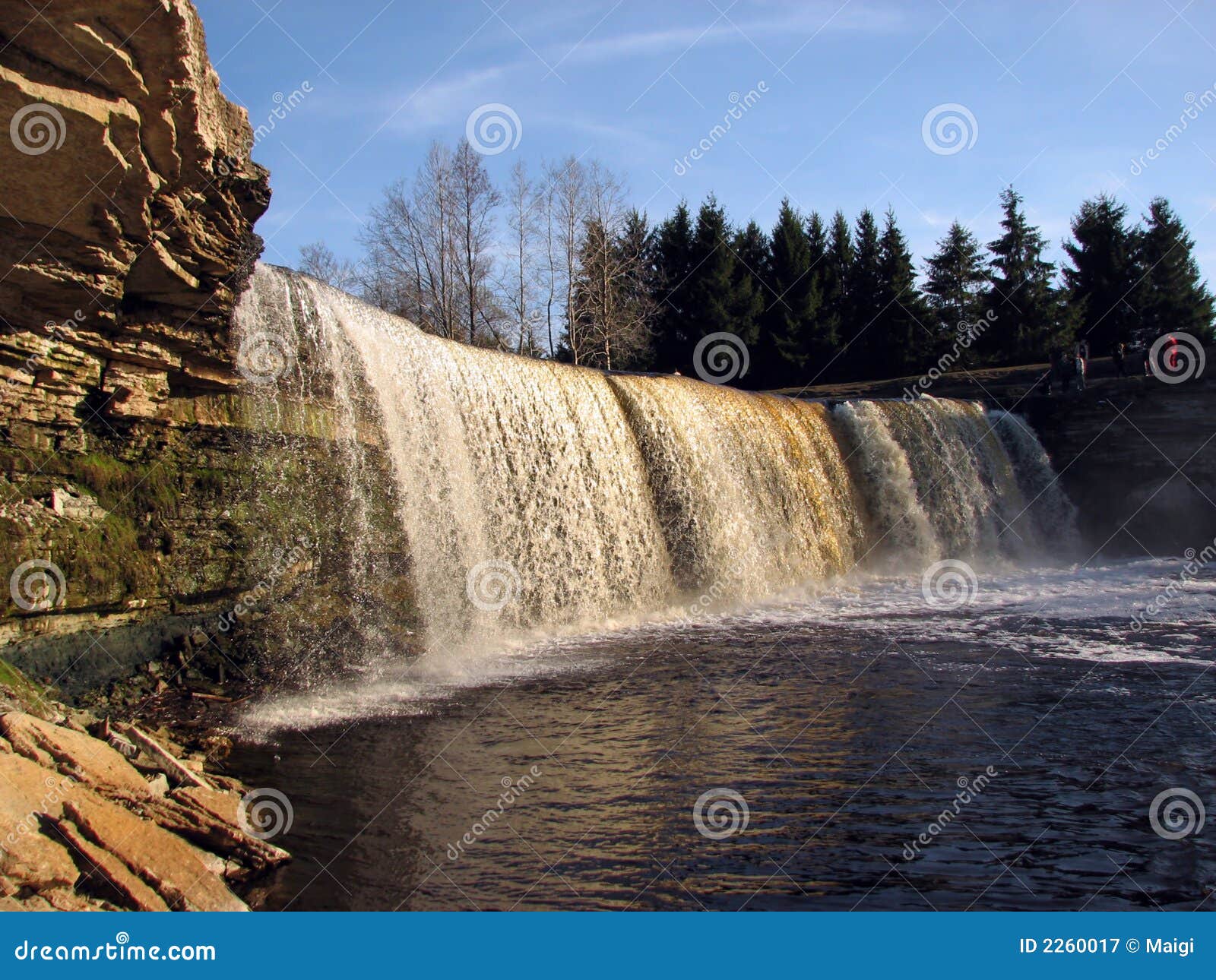 JÃ¤gala Falls stock image. Image of ecology, estonian - 2260017
