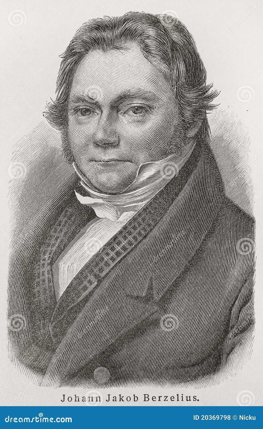 Jöns Jacob Berzelius Foto de archivo editorial - Imagen: 20369798