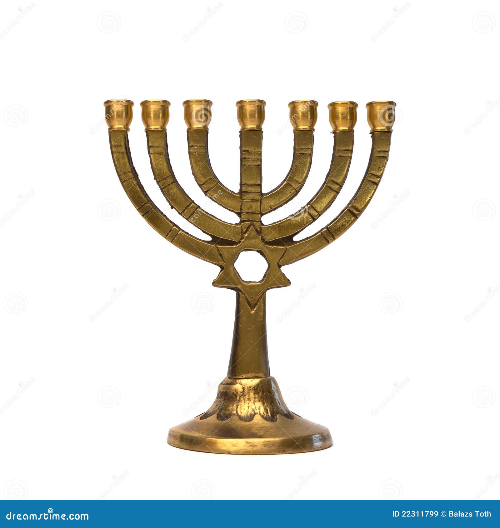 Jüdisches Menorah stockbild. Bild von kerzenhalter, chanukka - 22311799