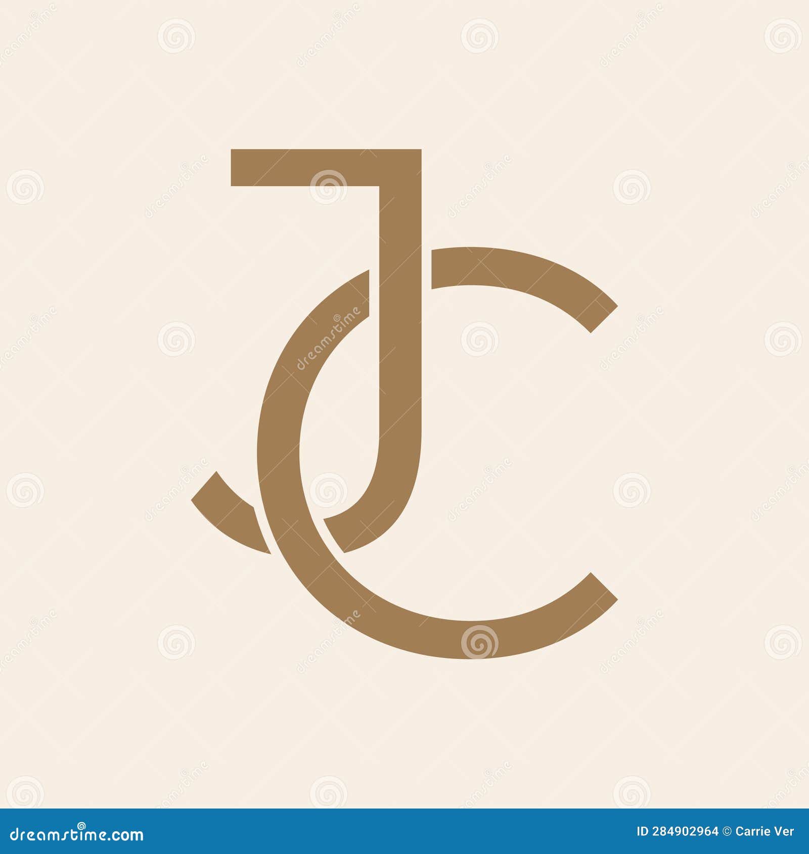 J and C Vector Initials Logo Design Stock Vector - Illustration of ...