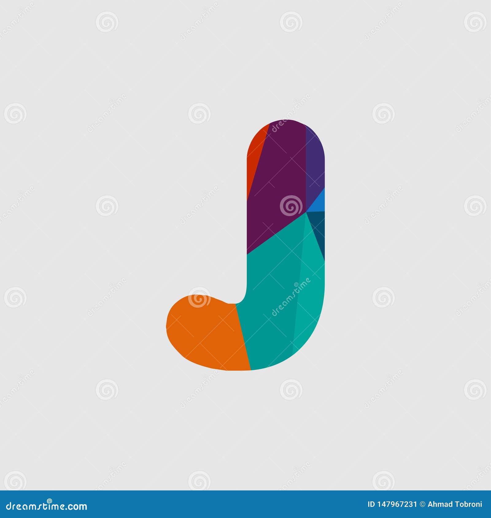 J Diamond Font Vector Template Design Illustration Stock Vector ...