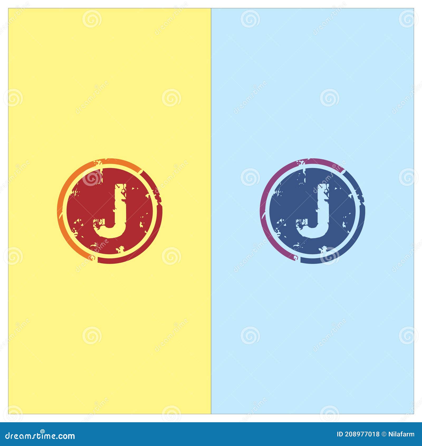 Letter J Initial Logo Brand Template [Vector] Stock Vector ...