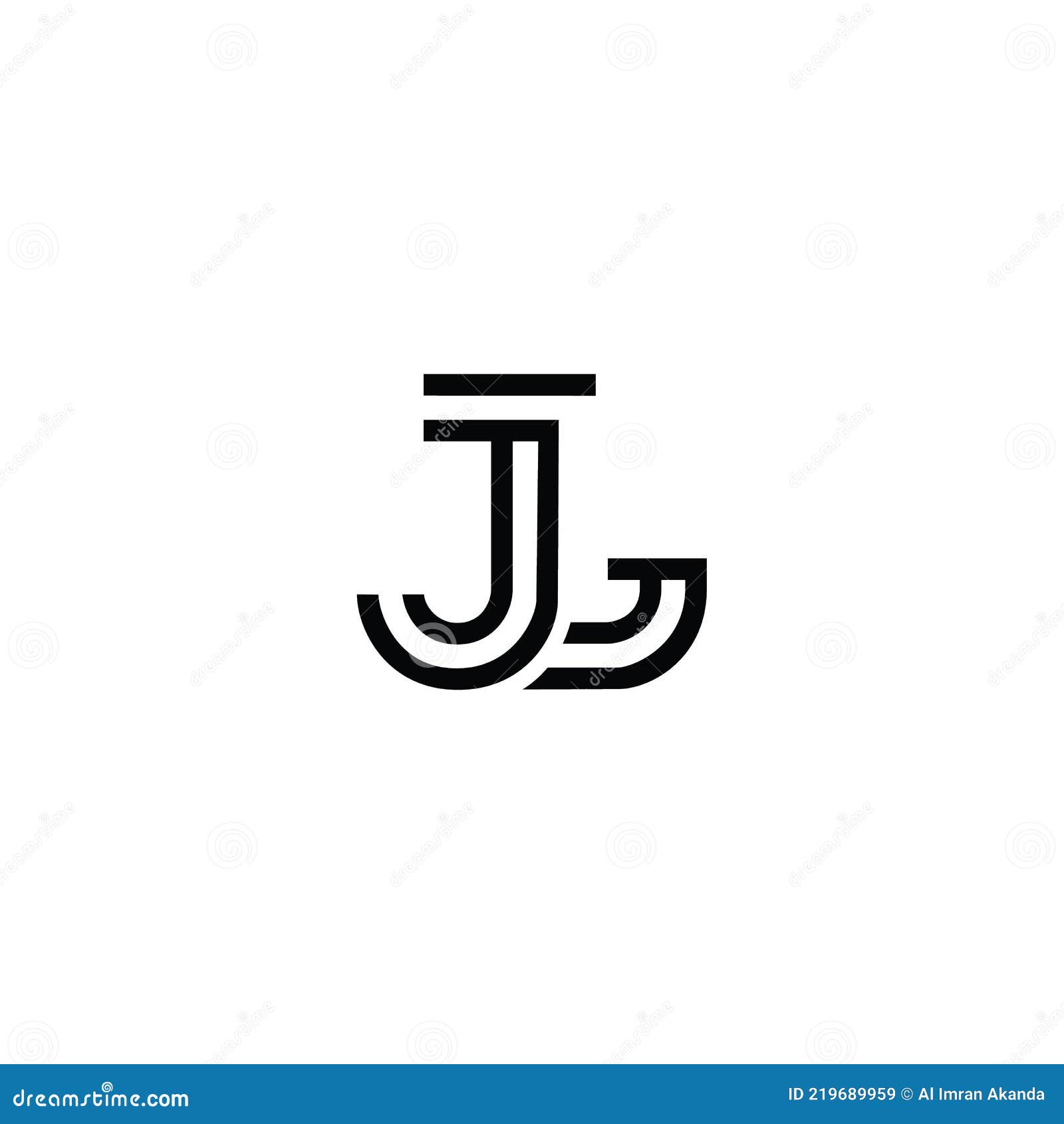 J, L Logo Initial Vector Mark. JL Initial Name Logo Stock Vector ...