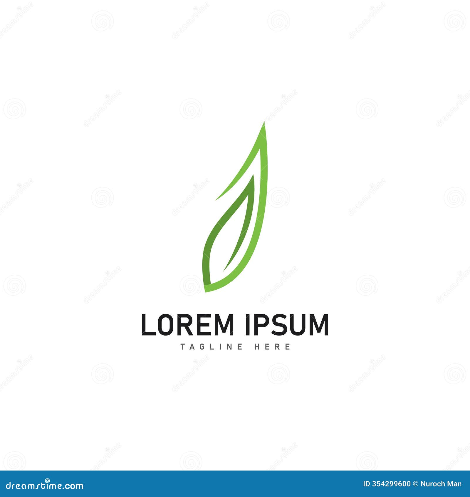 Letter E Leaf Logo Design Cartoon Vector | CartoonDealer.com #238081835