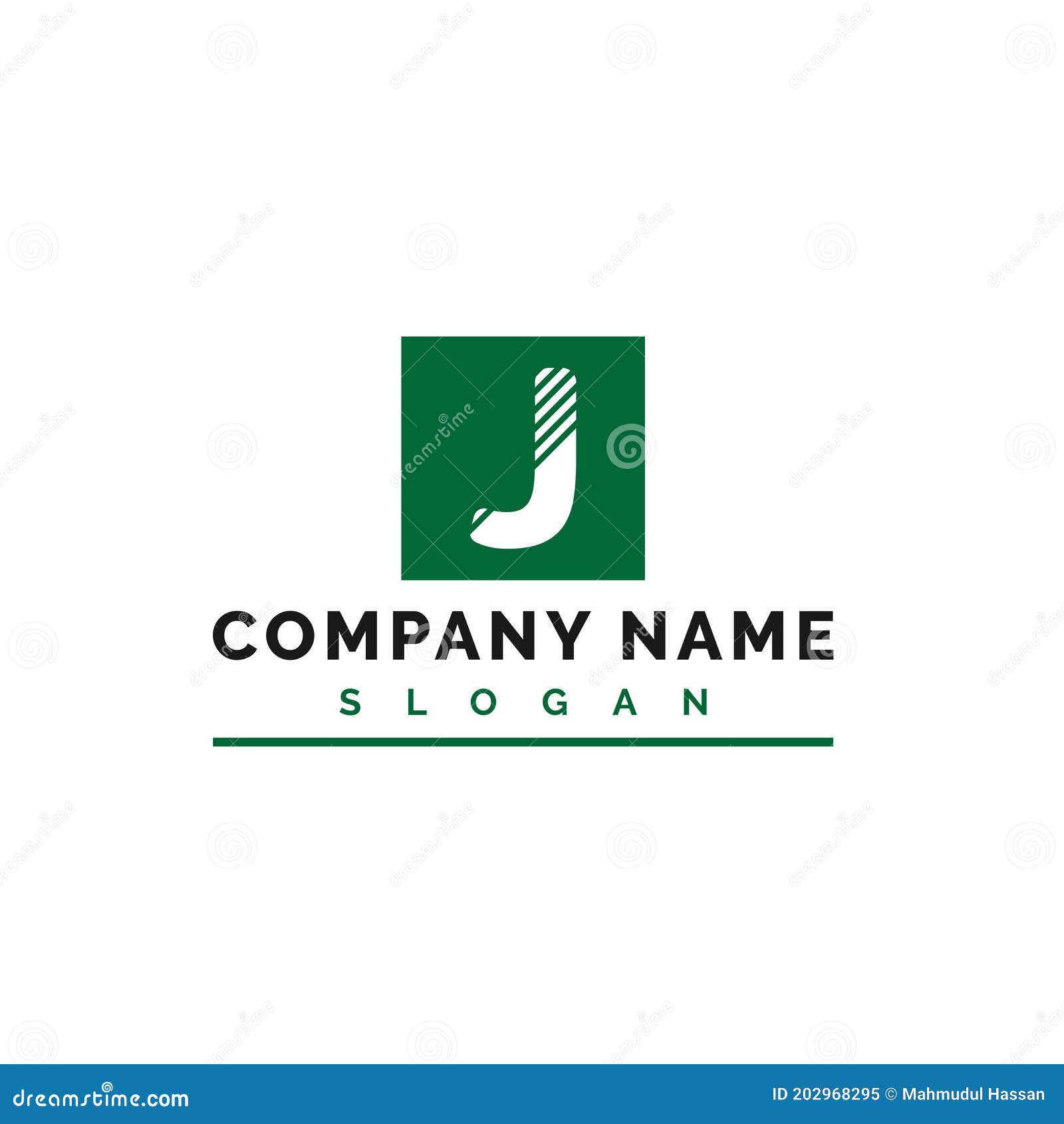 J Letter Logo Design. J Letter Logo Vector Illustration - Vector Stock ...