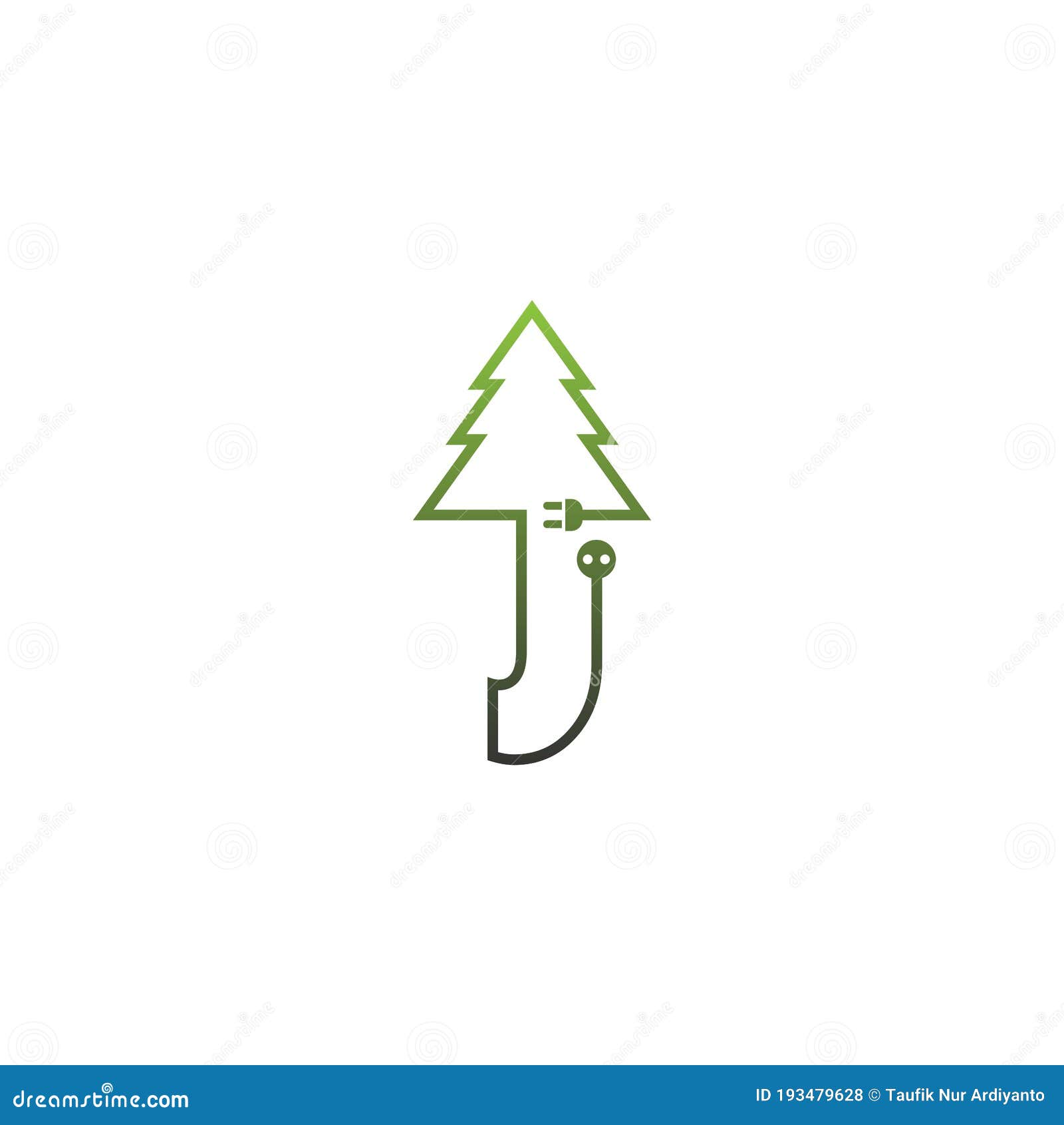J Letter Tree Logo, Concept Letter J + Icon Tree Vector Stock Vector ...