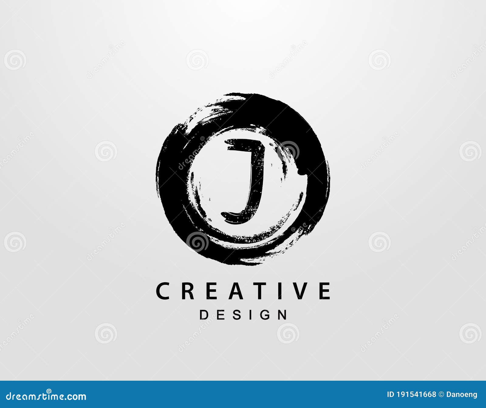J Logo with Circle Splatter Element. VintageCircle Wave Logo Design ...