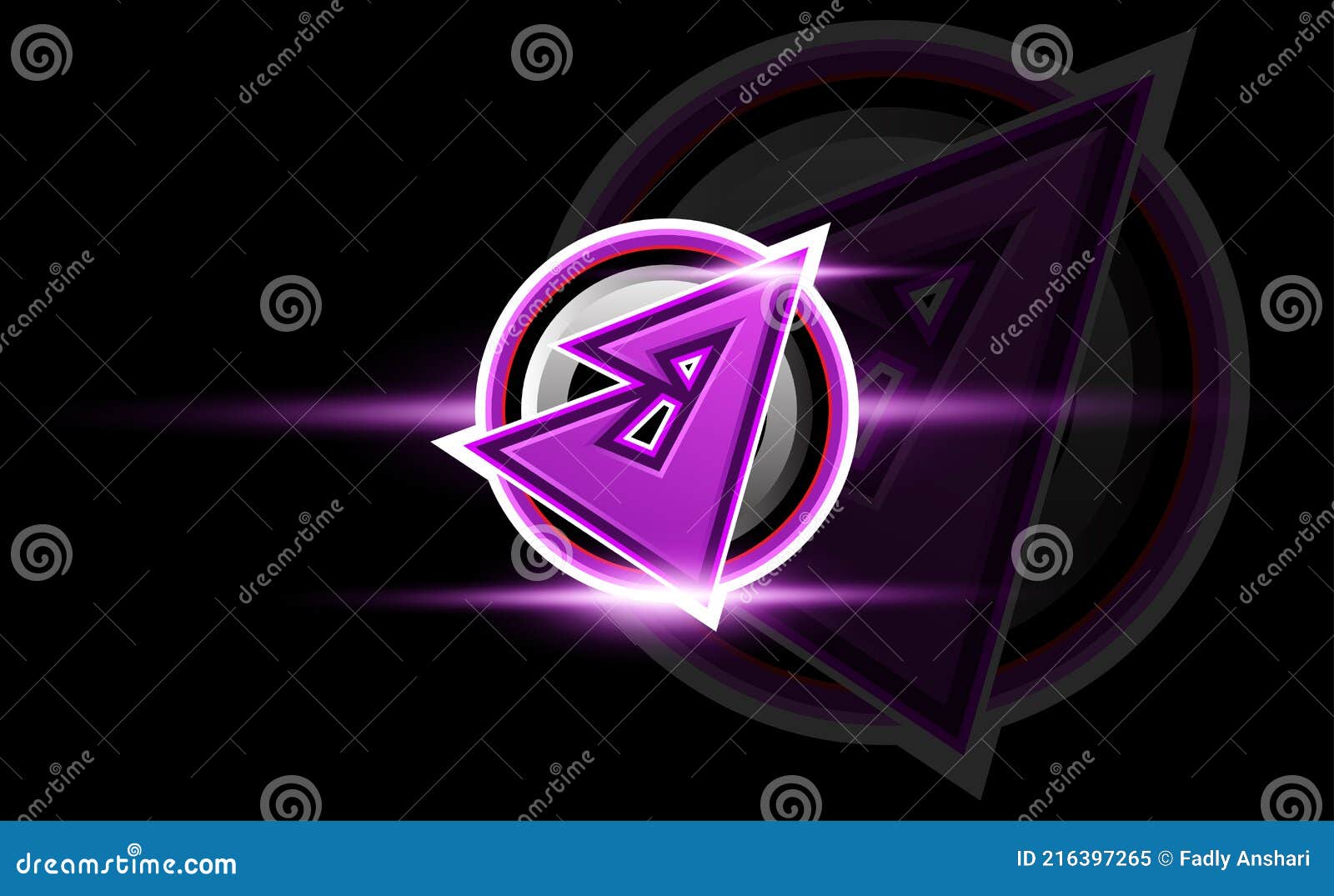 J Monogram Esport and Gaming Logo Template Stock Vector - Illustration ...