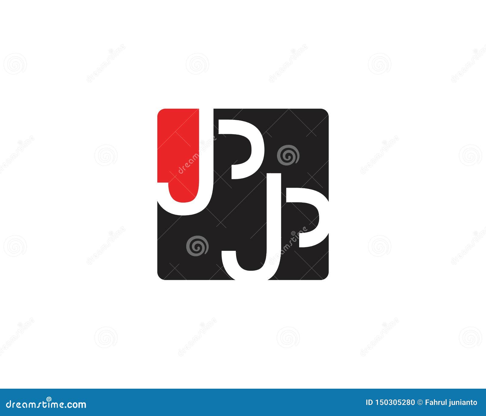 J P Icon Letter and Symbol Template Stock Vector - Illustration of ...