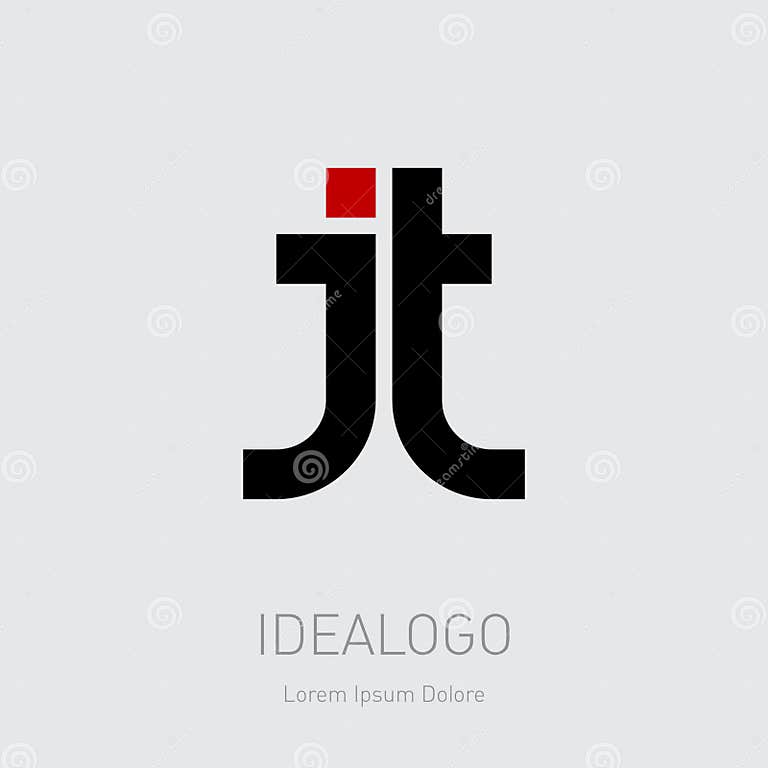 J and T Initial Logo. JT Initial Monogram Logotype Stock Vector ...