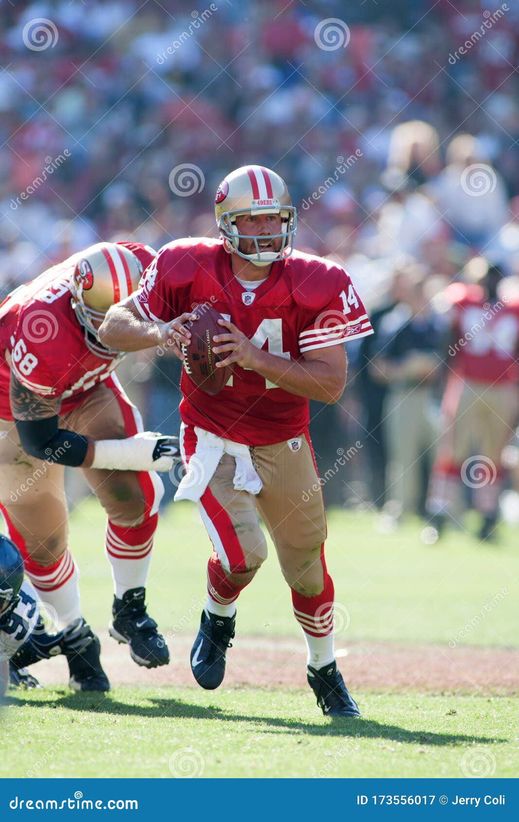 J T O'Sullivan, San Francisco 49ers Redaktionelles Stockfotografie ...