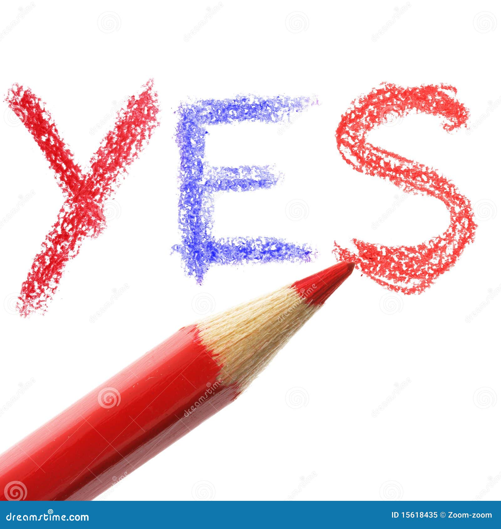 YES stock afbeelding. Image of politiek, sluit, kleurrijk - 15618435