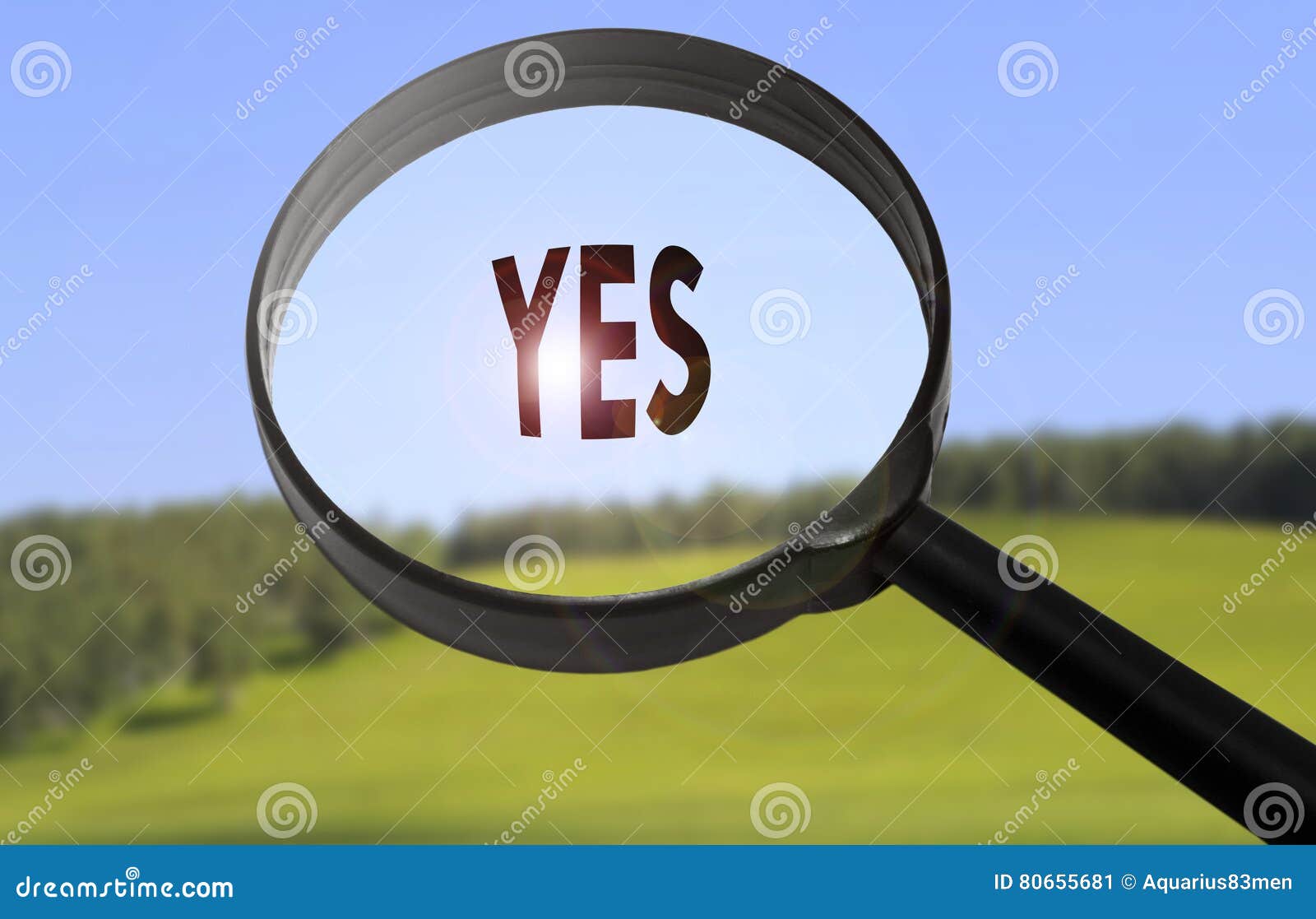 Yes stock afbeelding. Image of achtergrond, stem, overeenkomst - 80655681