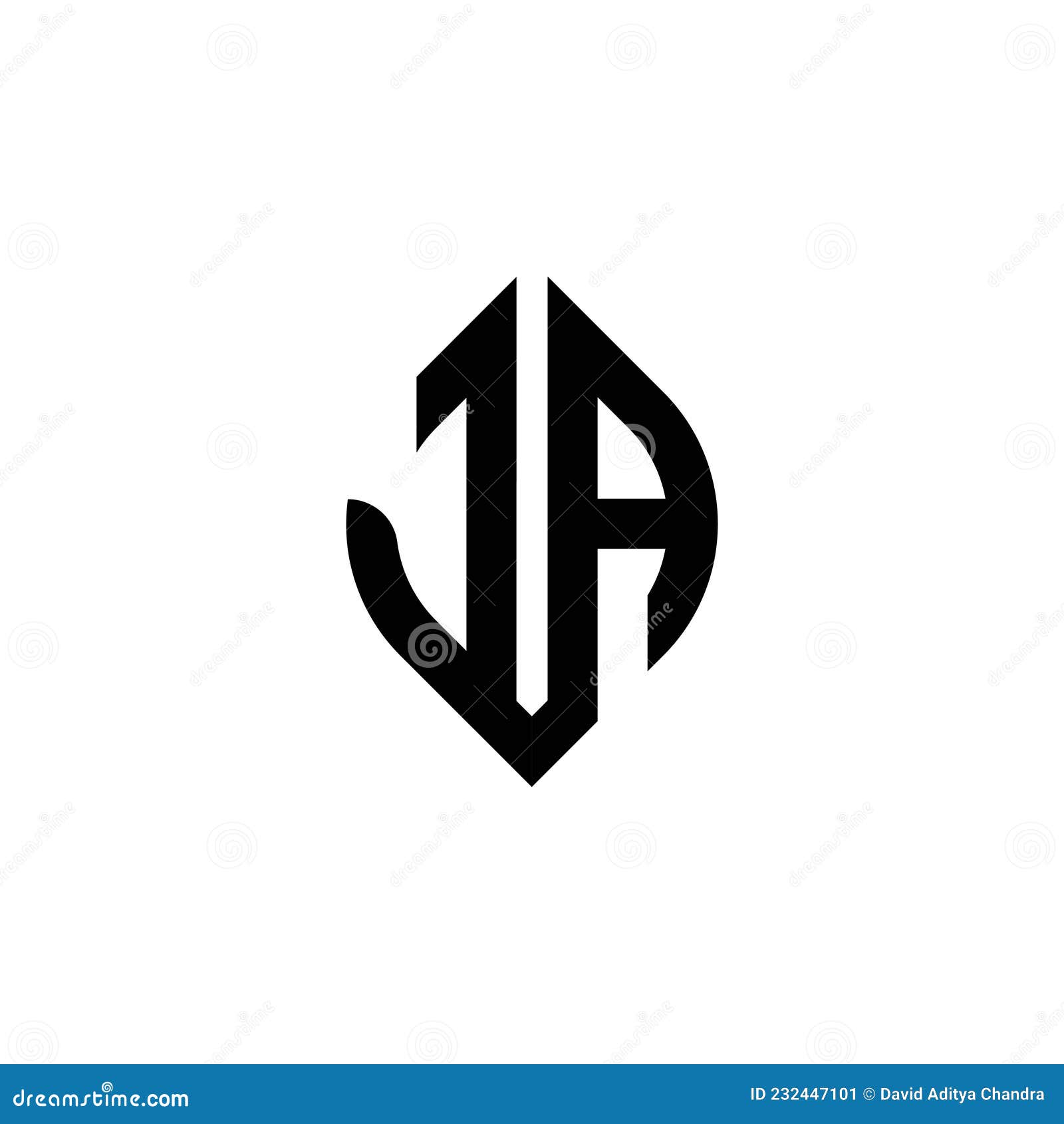 JA Logo Monogram Geometric Shape Style Stock Vector - Illustration of ...