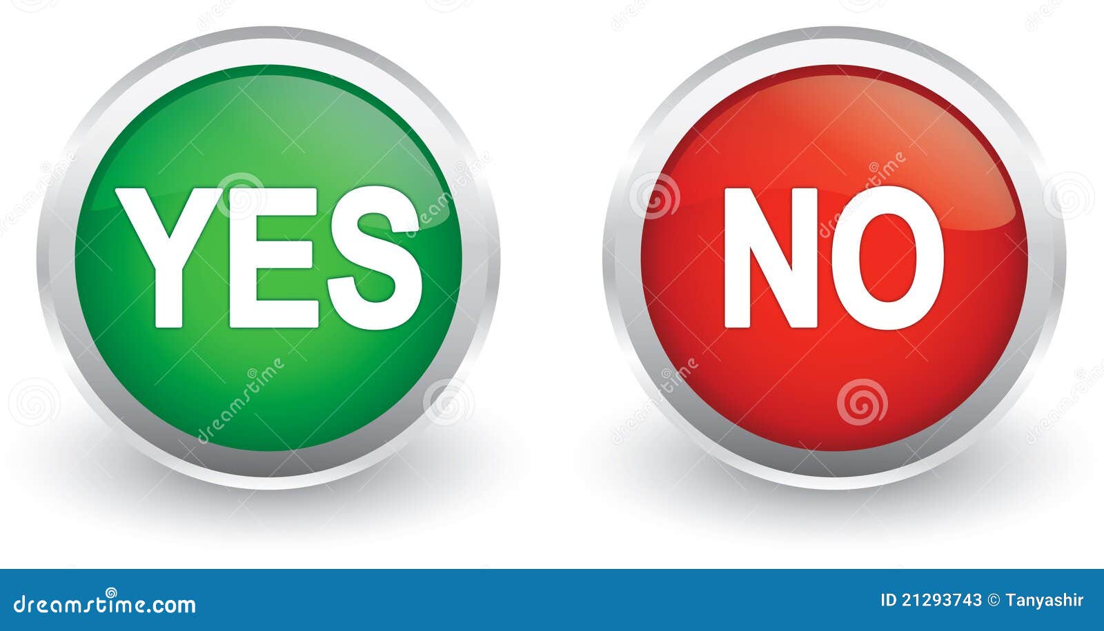 Ja/nein glatte Ikonen vektor abbildung. Illustration von taste - 21293743