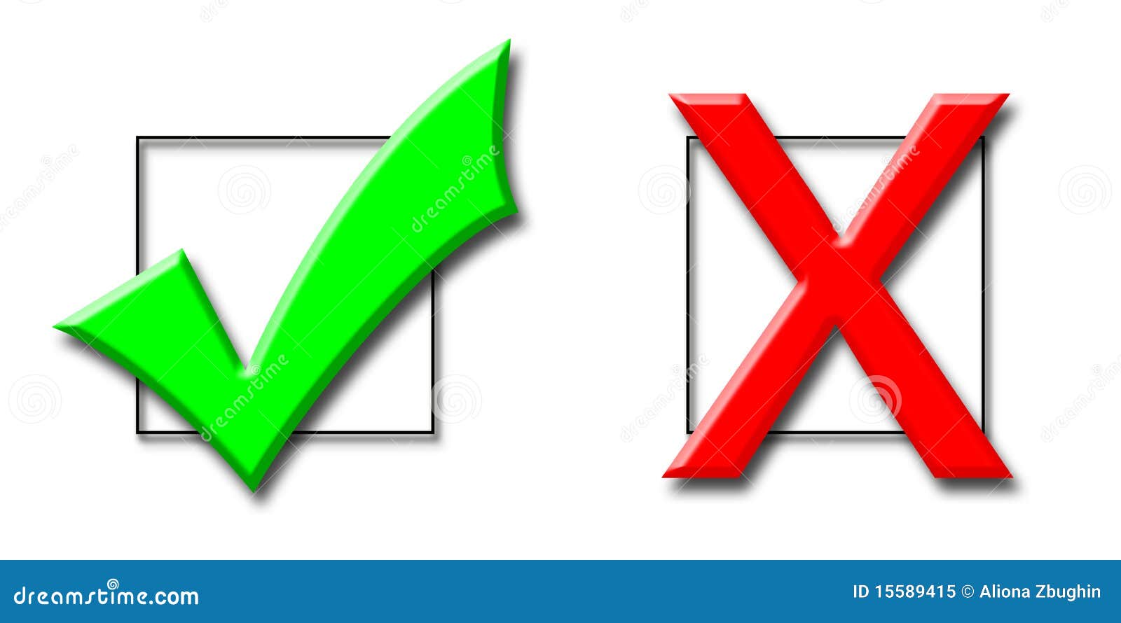 Ja Und Kein Zeichen Lizenzfreies Stockfoto - Bild: 15589415