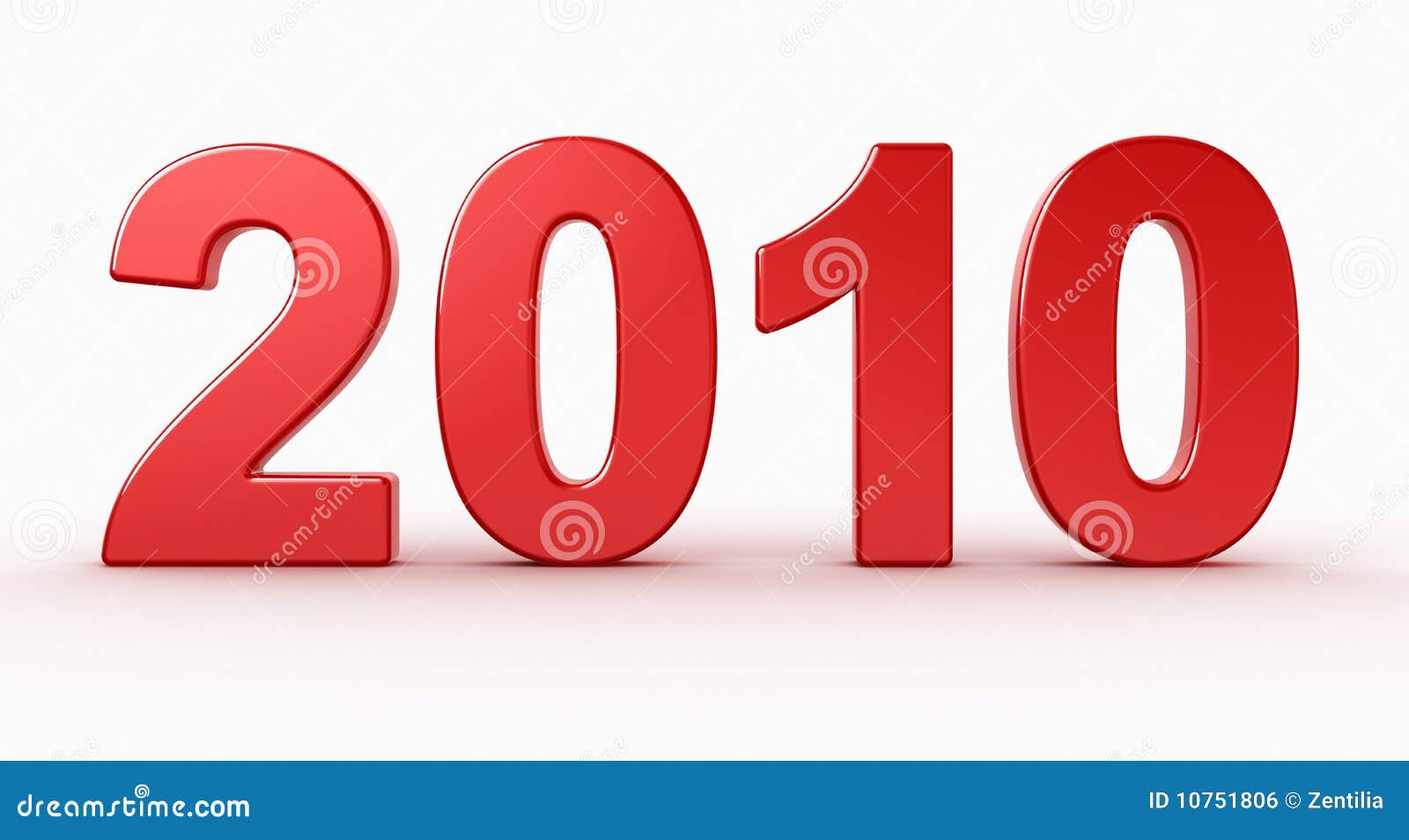 Jaar 2010 stock illustratie. Illustration of jaar, nieuw - 10751806