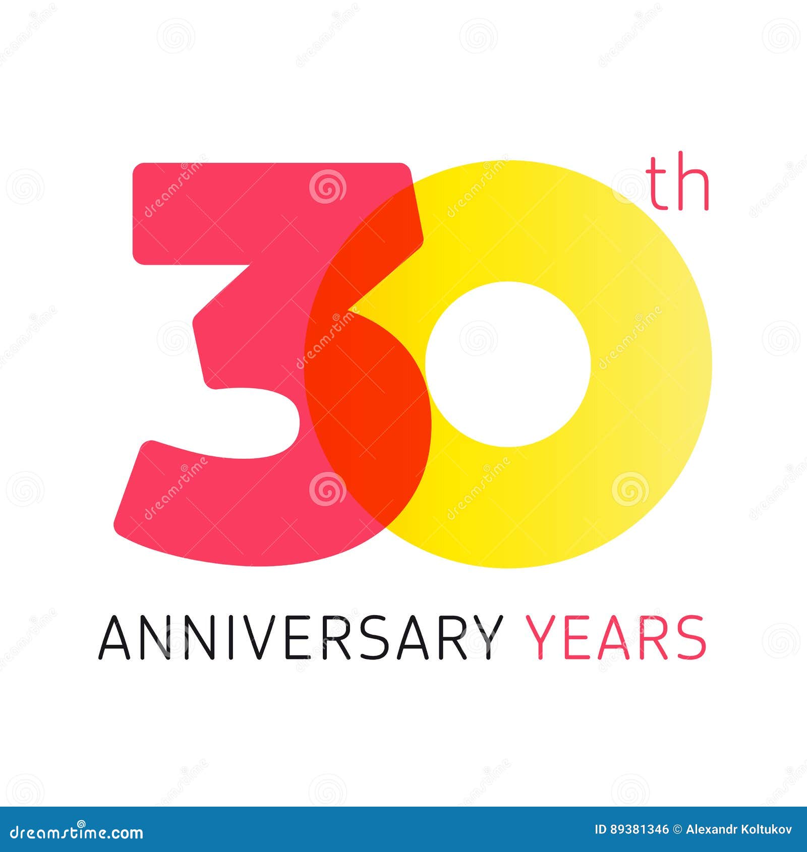 30 Jaar Oud Het Vieren Klassiek Embleem Vector Illustratie ...