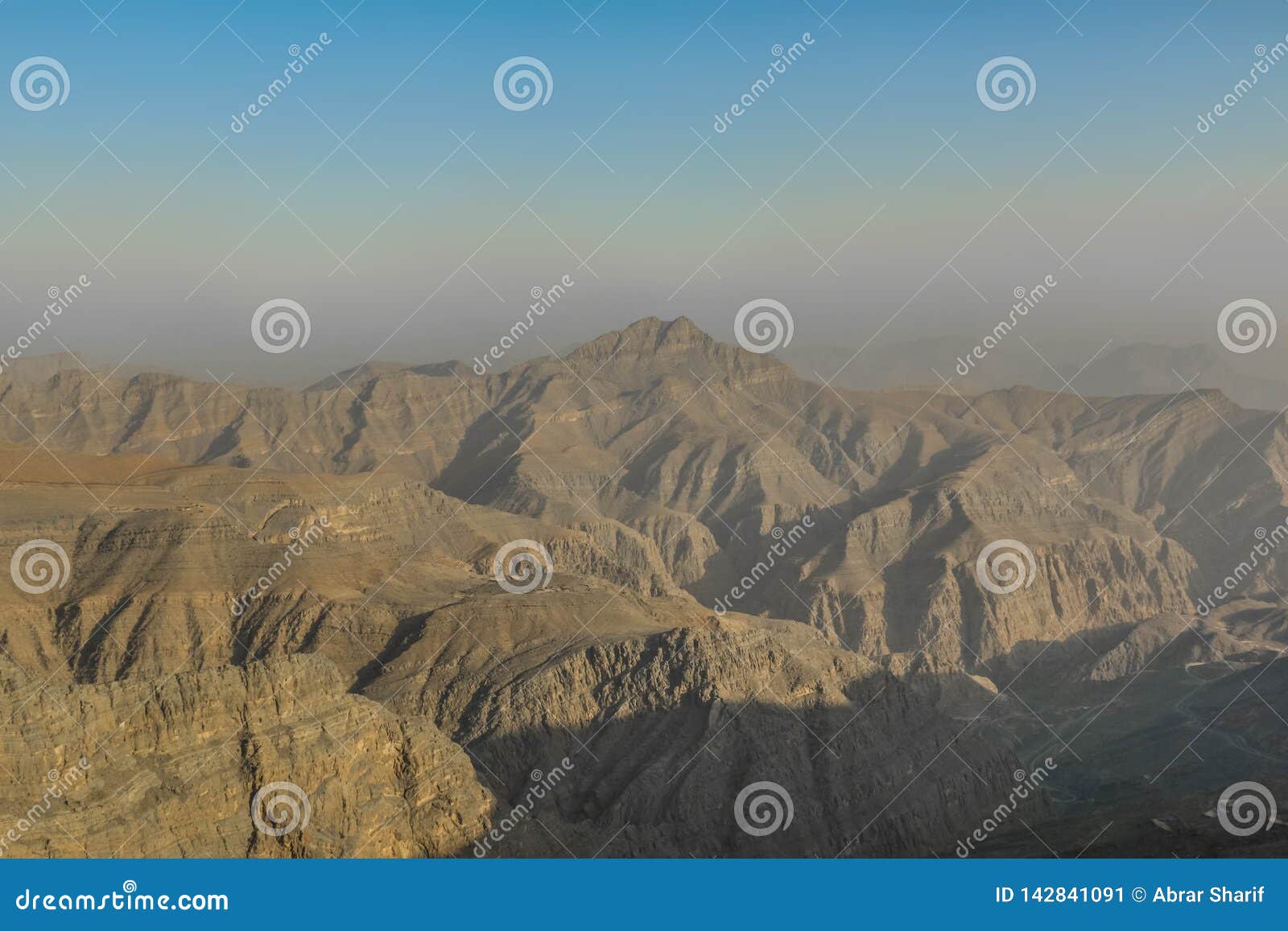 Geological Landscape of Jabal Jais Characterised by Dry and Rocky ...