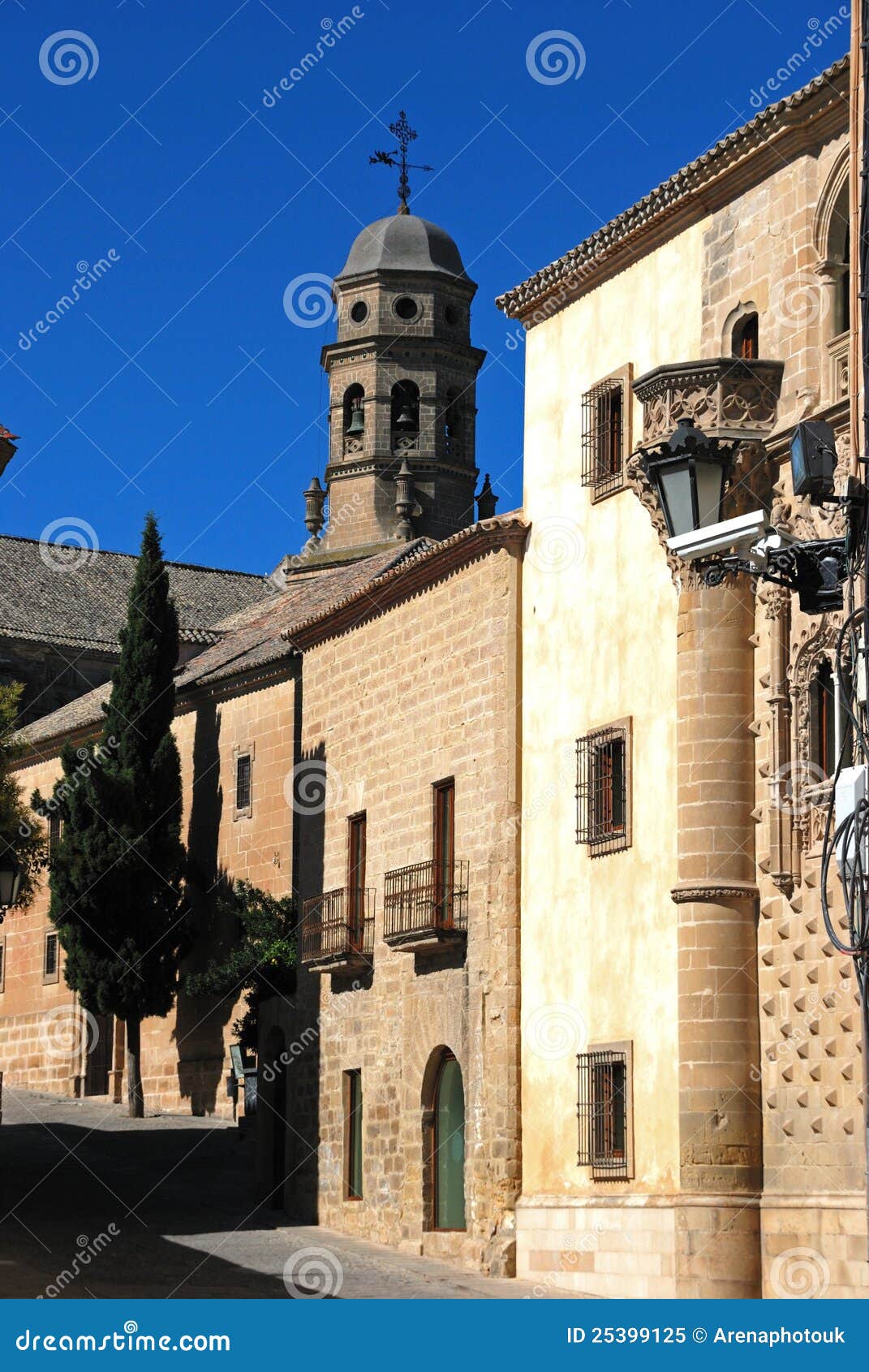 Jabalquinto Palace, Baeza, Spain. Stock Image - Image of palaces, front ...