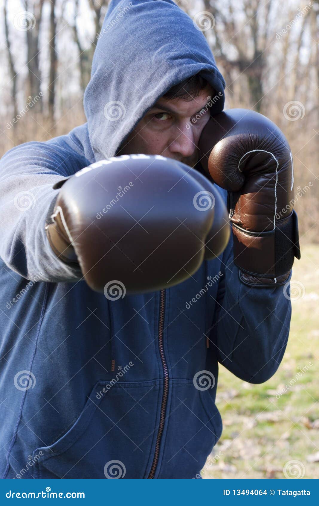 Jabbing Man stock photo. Image of active, heart, exercise - 13494064