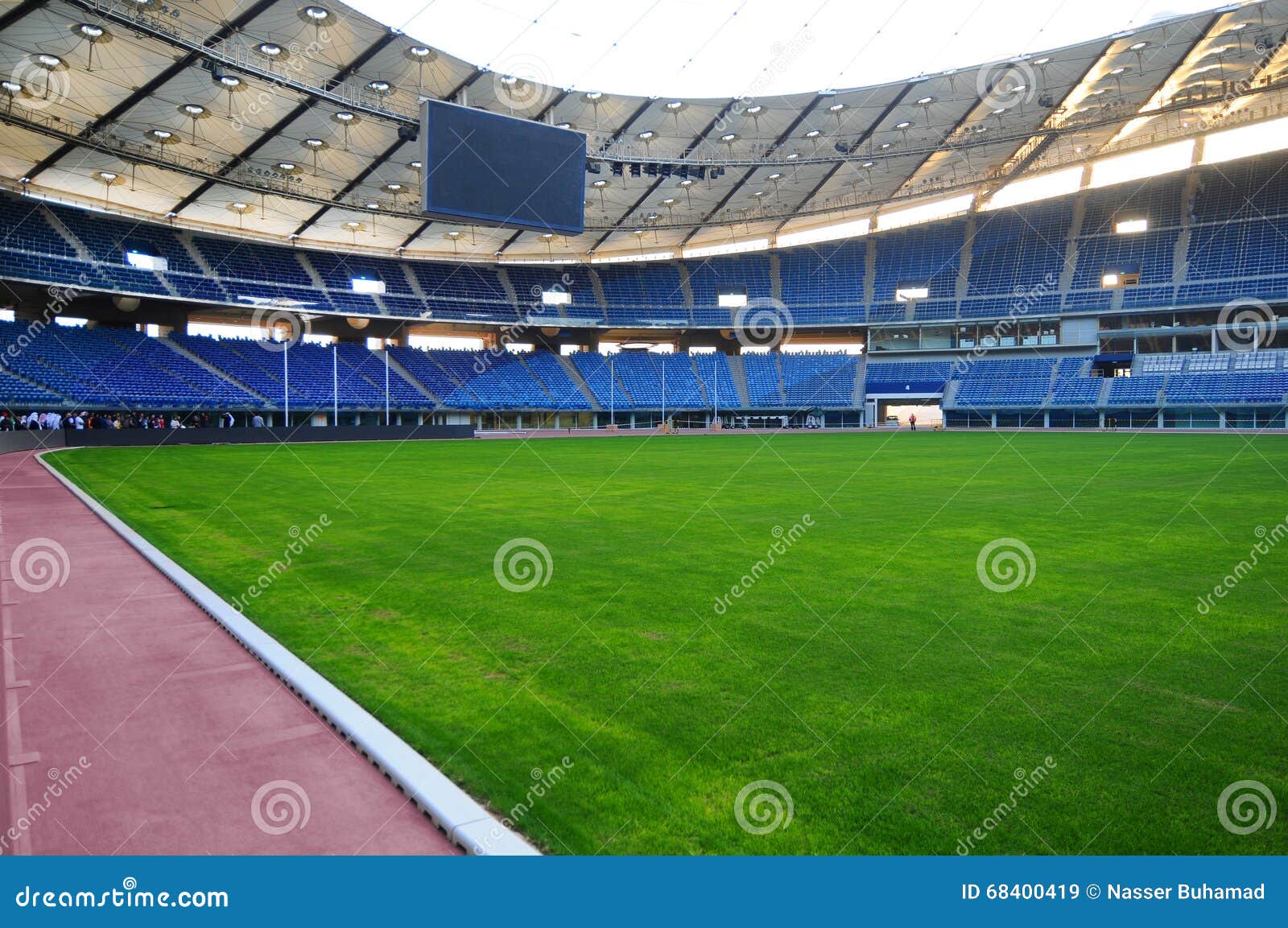 Jaber stadium stock image. Image of green, grass, racetrack - 68400419