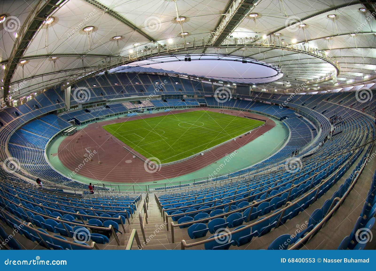 Jaber stadium stock image. Image of football, background - 68400553