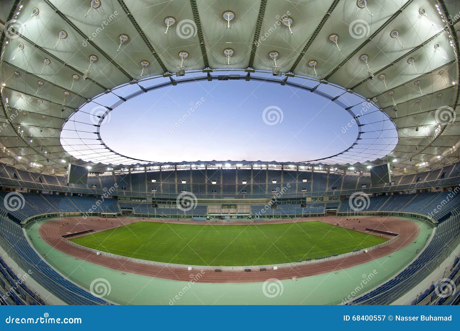 Jaber stadium stock image. Image of football, arabian - 68400557