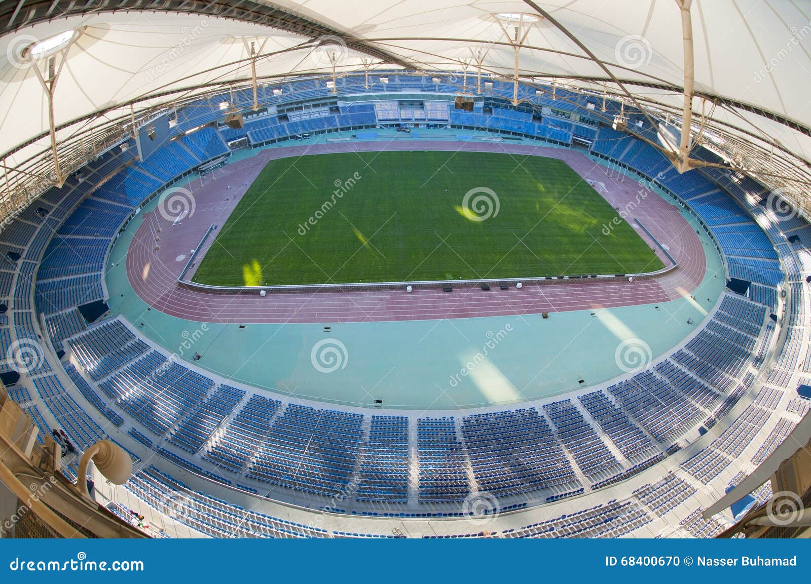 Jaber stadium stock photo. Image of grass, strips, news - 68400670