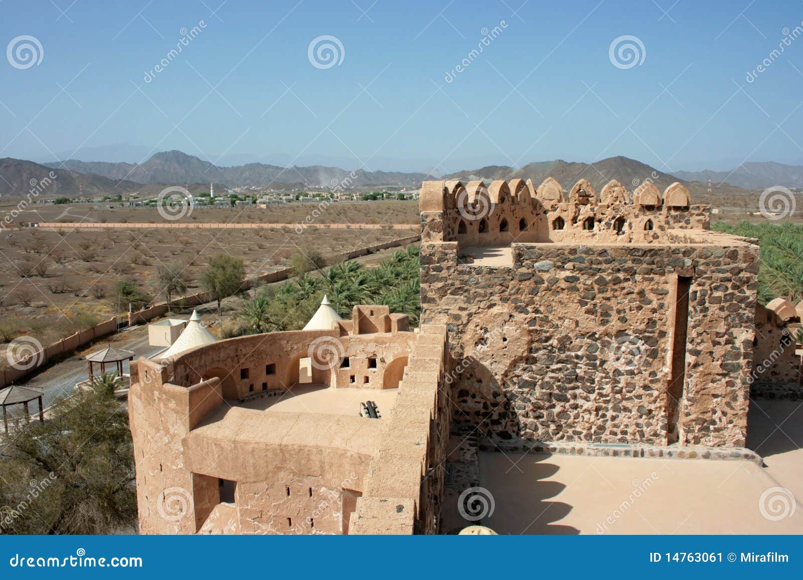 Jabreen castle stock image. Image of architecture, stone - 14763061