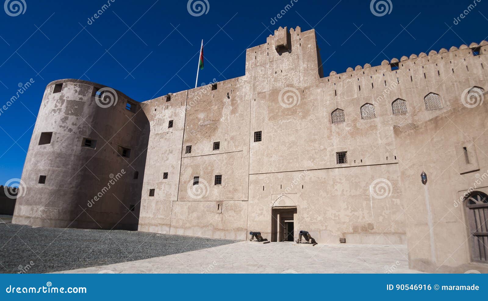Jabreen stock photo. Image of asia, sand, oman, military - 90546916